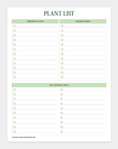 Free Printable Garden Planner Template (50 Pages) - Draw Craft Create