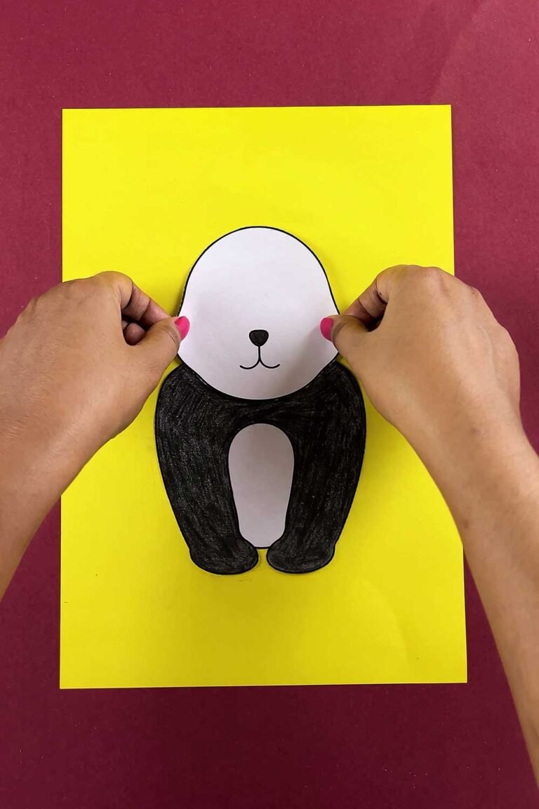 Free Printable Build a Panda Craft - Draw Craft Create