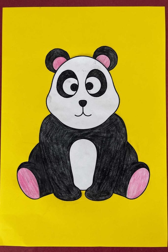 Free Printable Build a Panda Craft - Draw Craft Create
