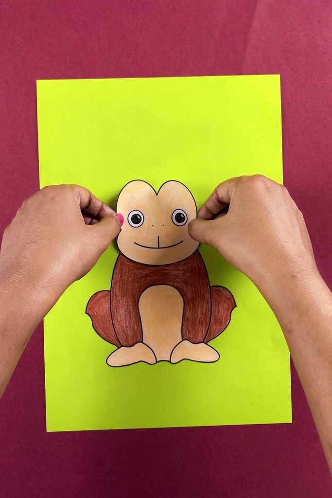 Free Printable Build a Monkey Craft - Draw Craft Create