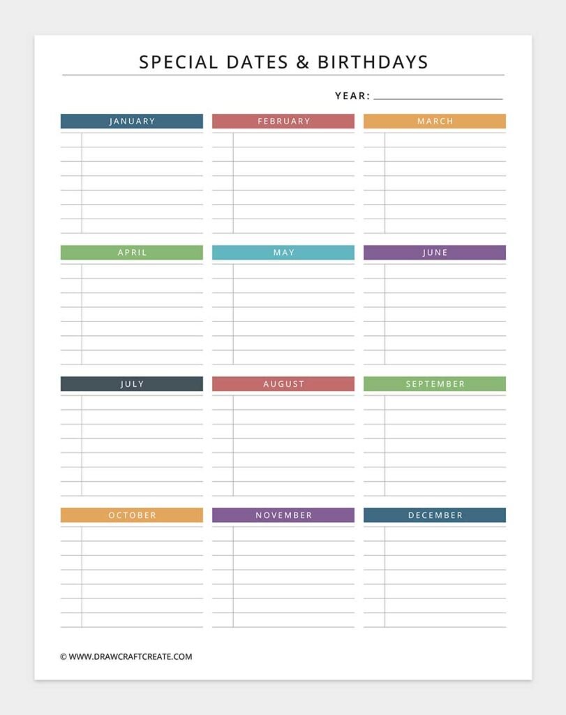 Free Homeschool Planner Printable (40 Pages) - Draw Craft Create