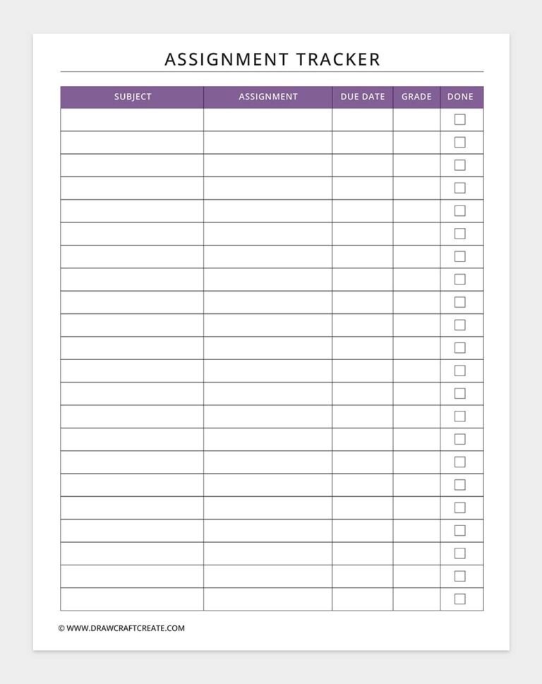 Free Homeschool Planner Printable (40 Pages) - Draw Craft Create