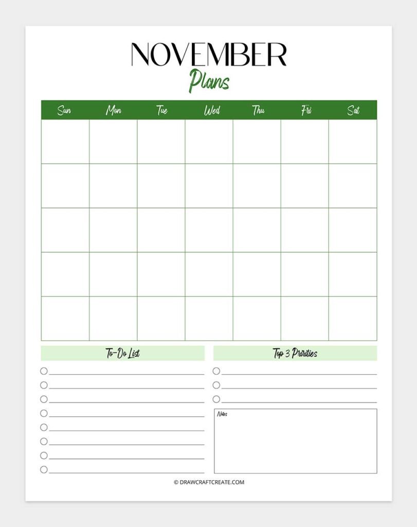 Free Printable Christmas Planner (34 Pages) - Draw Craft Create