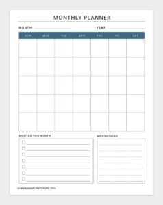 Free Homeschool Planner Printable (40 Pages) - Draw Craft Create