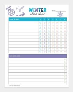 Free Printable Winter Planner 2026 (24 Pages) - Draw Craft Create
