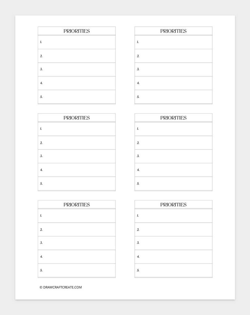 Free Printable Sticky Notes Template - Draw Craft Create