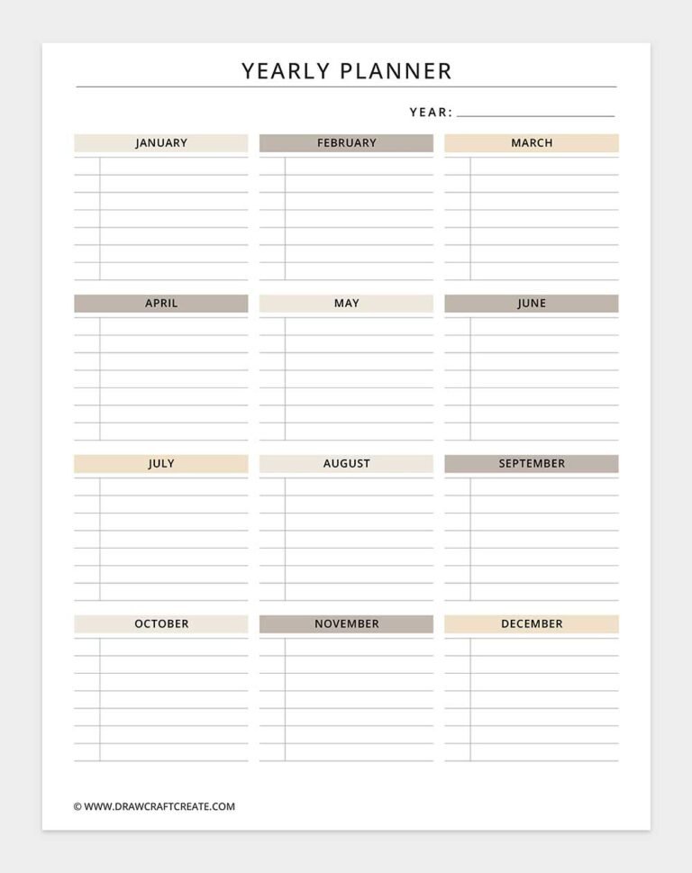 Free Student Planner Printable (56 Pages) - Draw Craft Create