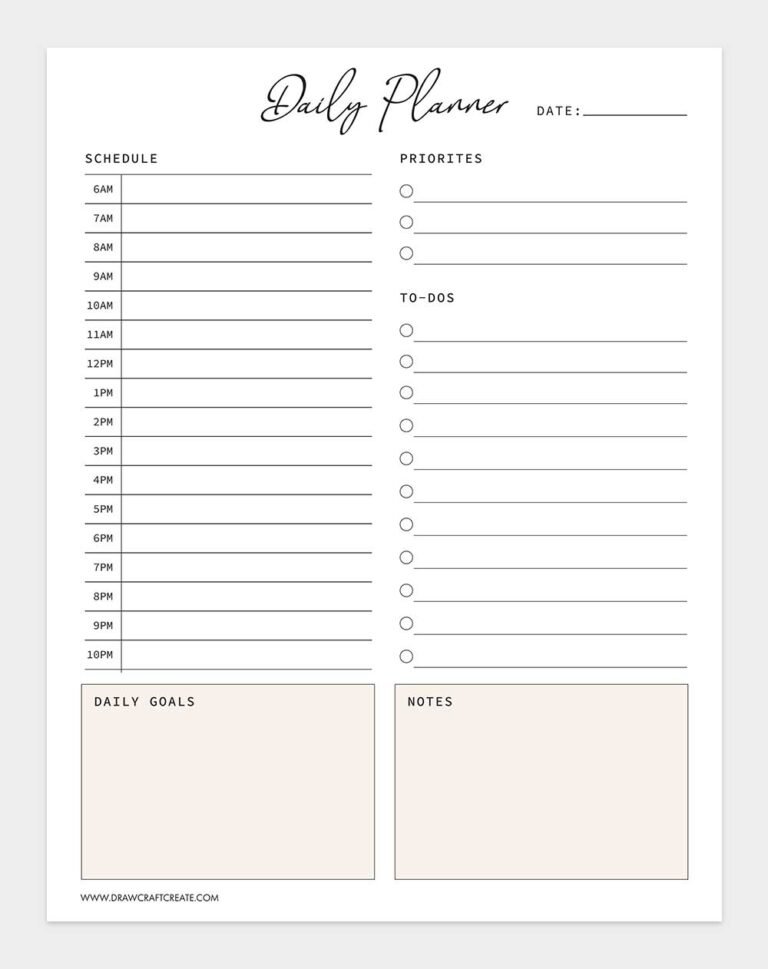 Free Printable Social Media Planner (30 Pages) - Draw Craft Create