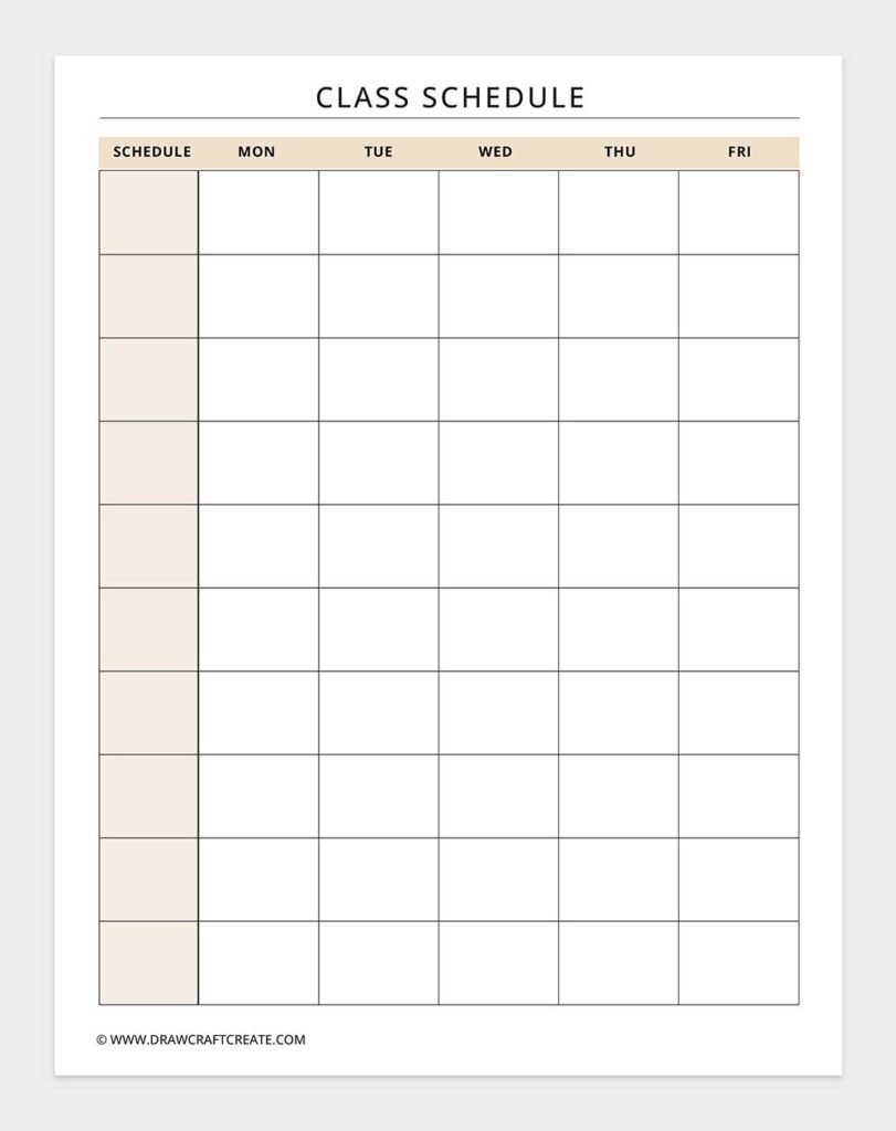 Free Student Planner Printable (56 Pages) - Draw Craft Create