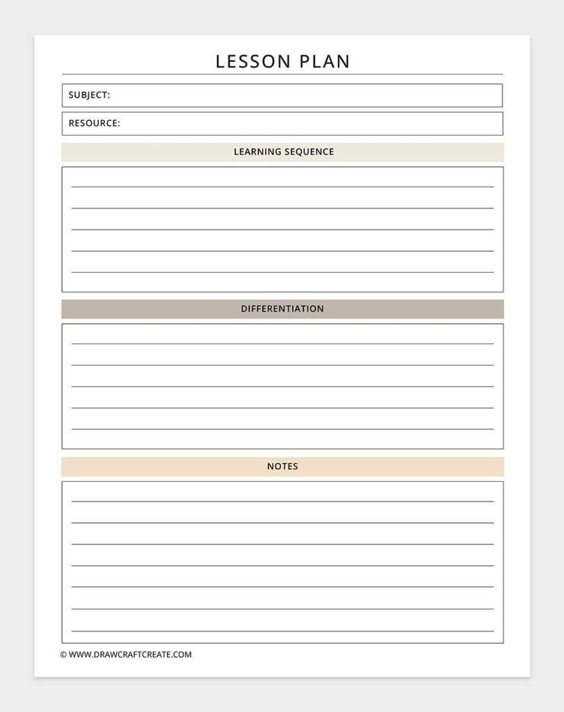 Free Student Planner Printable (56 Pages) - Draw Craft Create