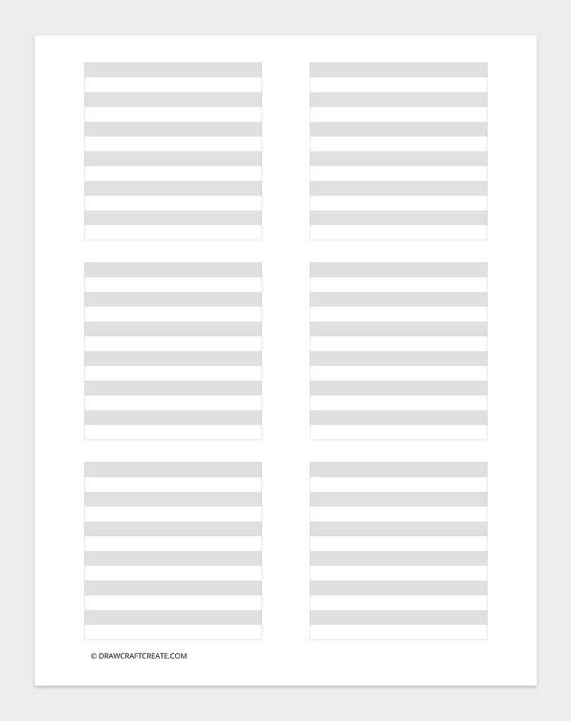 Free Printable Sticky Notes Template - Draw Craft Create