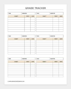 Free Student Planner Printable (56 Pages) - Draw Craft Create
