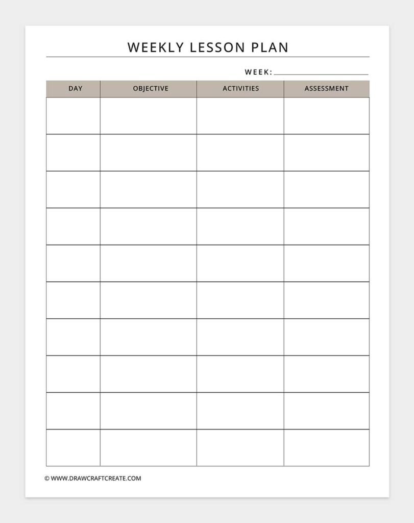 Free Student Planner Printable (56 Pages) - Draw Craft Create