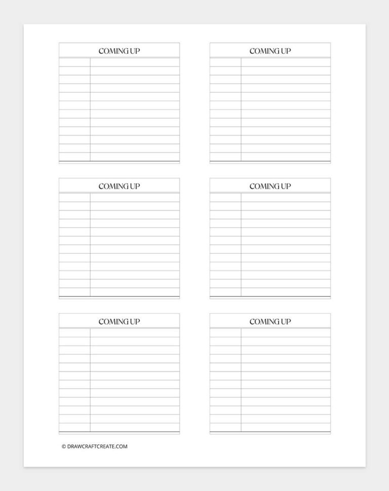 Free Printable Sticky Notes Template - Draw Craft Create