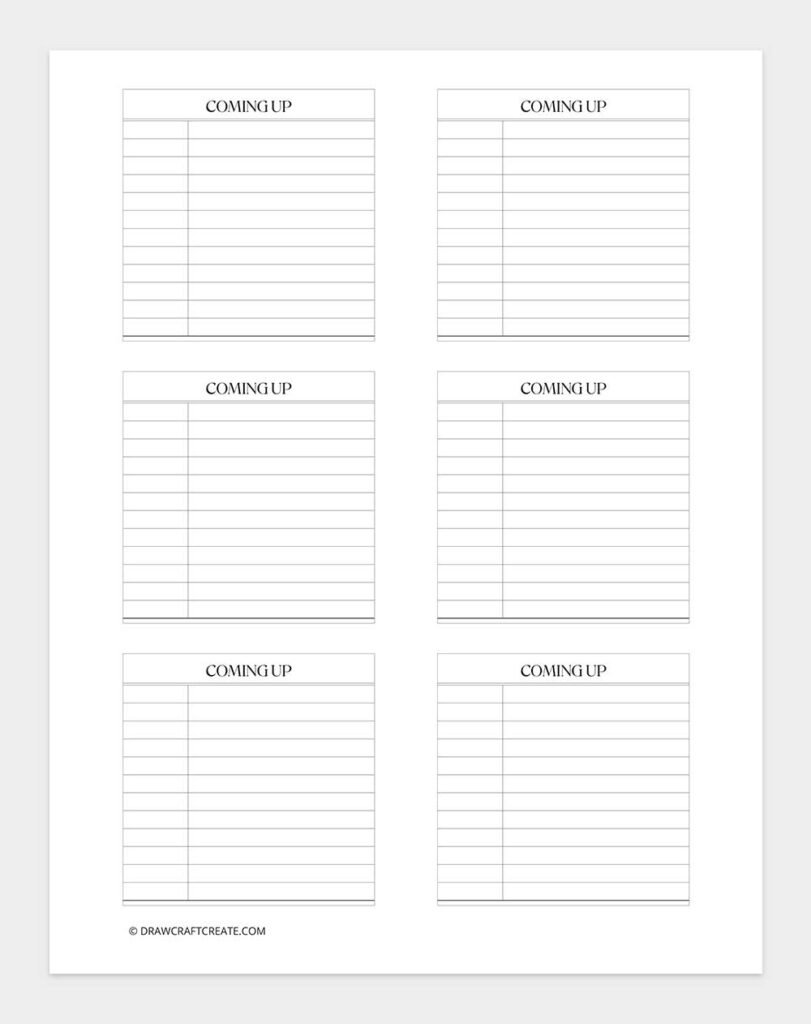 Free Printable Sticky Notes Template - Draw Craft Create