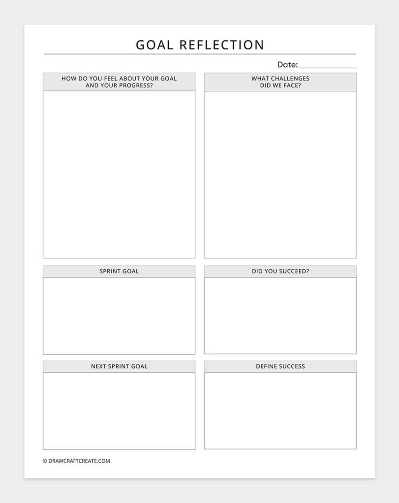 Free Printable Goal Planner (34 Pages) - Draw Craft Create