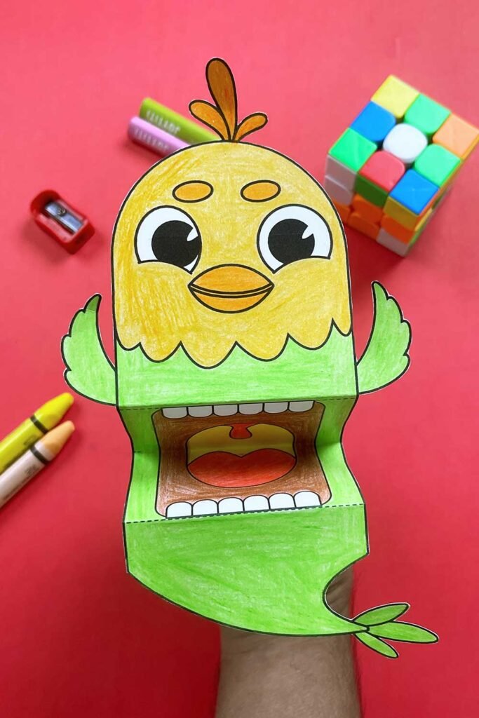 Free Printable Pig Puppet - Draw Craft Create