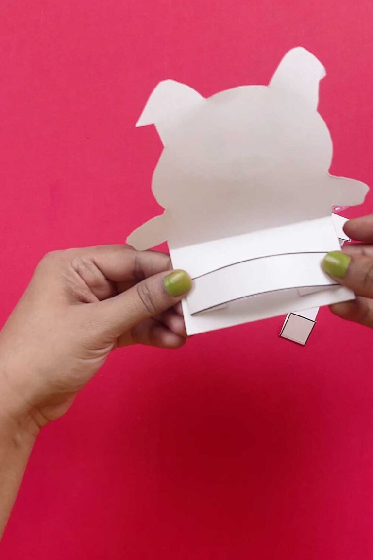 Free Printable Pig Puppet - Draw Craft Create