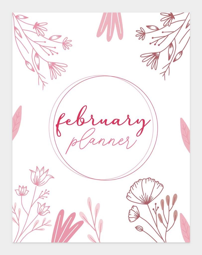 Free Printable February Planner 2026 (27 Pages) - Draw Craft Create
