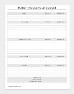 Free Printable March Planner 2026 (28 Pages) - Draw Craft Create