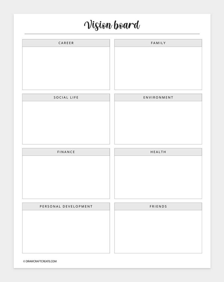 Free Printable Life Planner (56 Pages) - Draw Craft Create