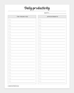 Free Printable Life Planner (56 Pages) - Draw Craft Create