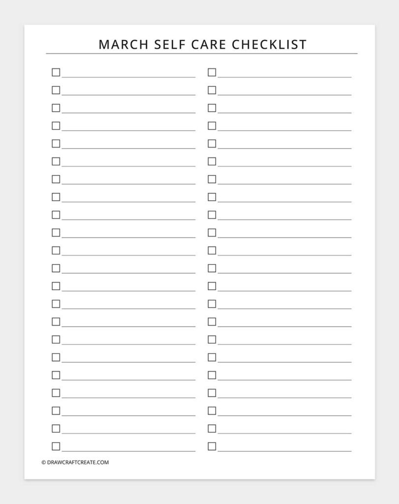 Free Printable March Planner 2026 (28 Pages) - Draw Craft Create