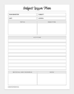 Free Printable Life Planner (56 Pages) - Draw Craft Create
