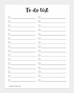 Free Printable Bullet Journal Templates (76 Pages) - Draw Craft Create