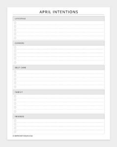 Free Printable April Planner 2026 (28 Pages) - Draw Craft Create