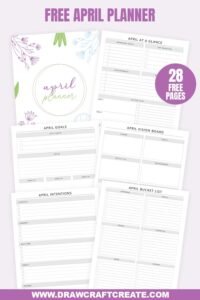 april planner Archives - Draw Craft Create