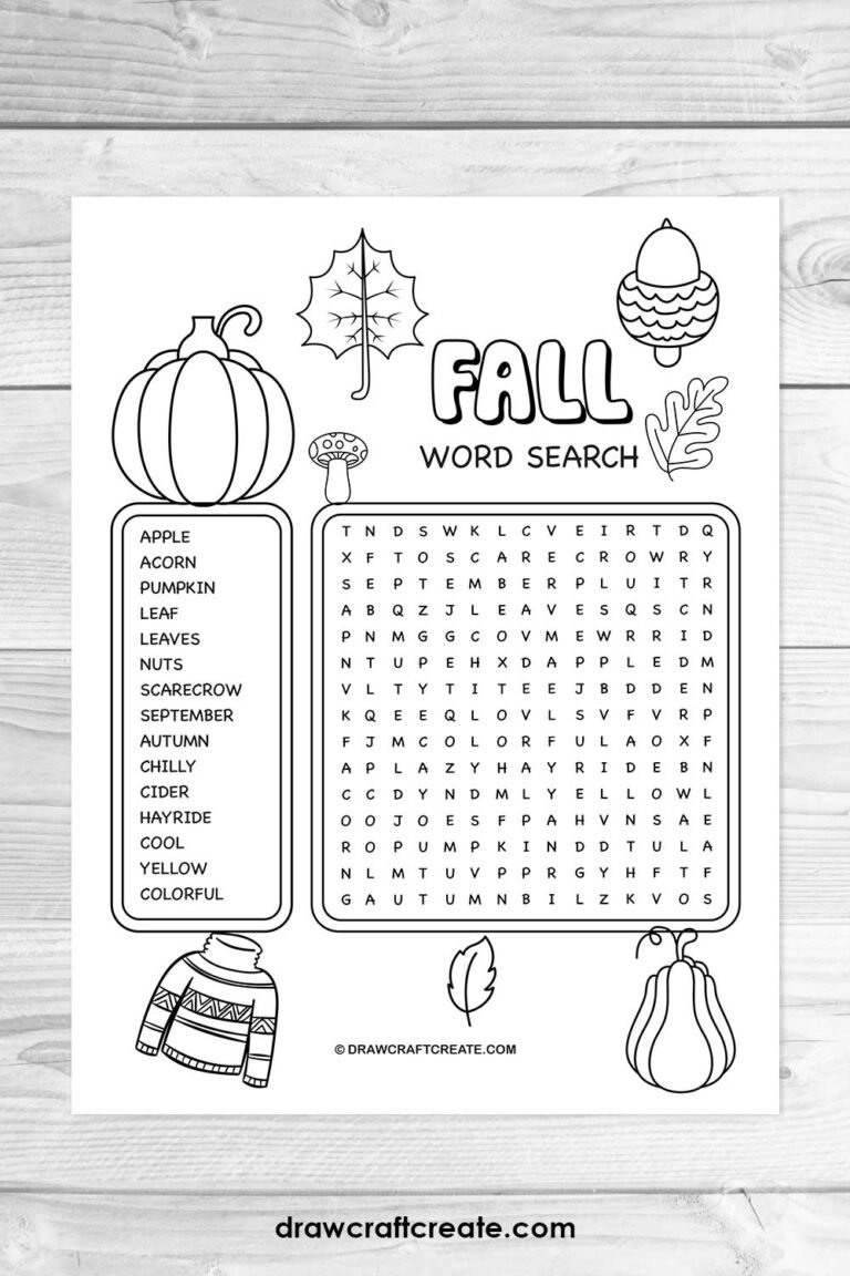 Free Printable Reading Word Search - Draw Craft Create