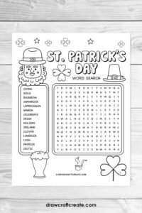 Free Printable St. Patrick's Day Maze Puzzle - Draw Craft Create