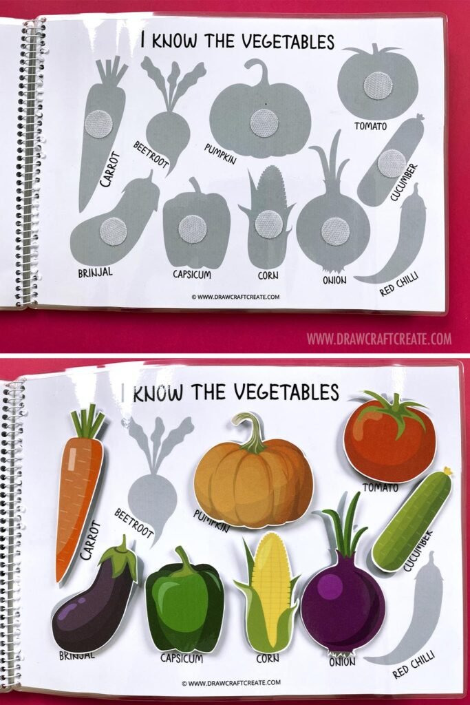 Free Printable Toddler Busy Book - Draw Craft Create