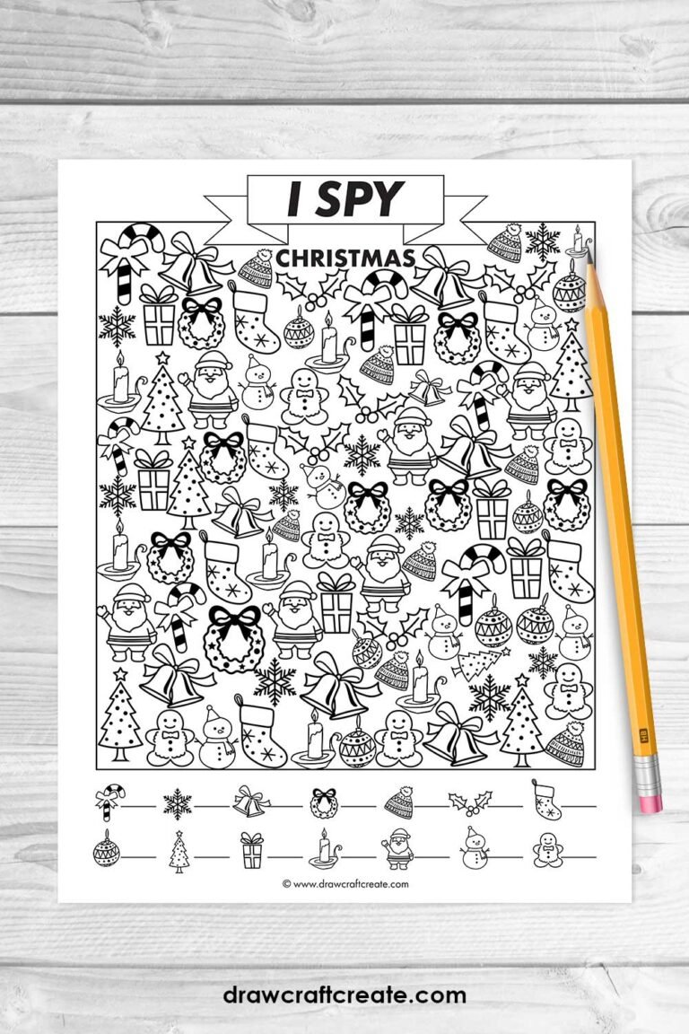 Free Printable Father's Day Scavenger Hunt Game - Draw Craft Create